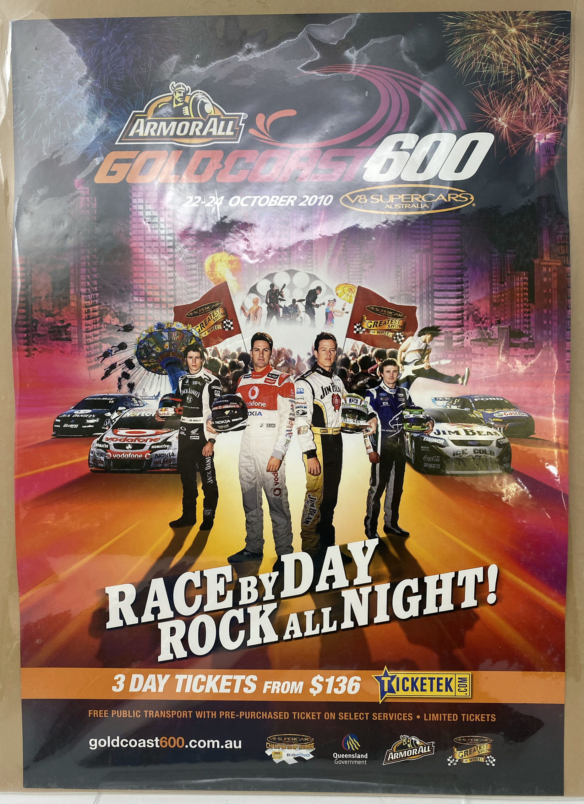 2010 V8 Supercars Inaugural Gold Coast 600 Event Posters | The Pruett Store