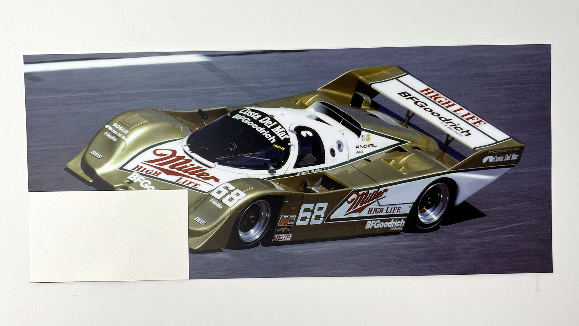 Miller Porsche 962 IMSA GTP Large Stickers | The Pruett Store